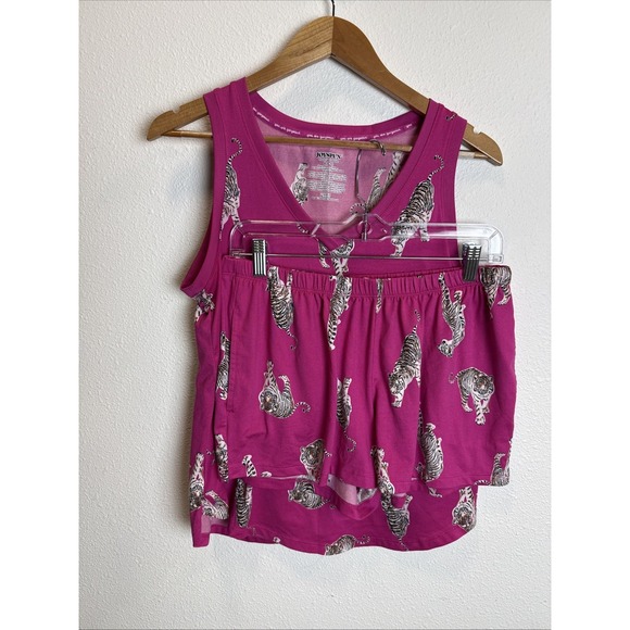 Joyspun | Intimates & Sleepwear | Joyspun Sleep Set Pink Tigers Print ...